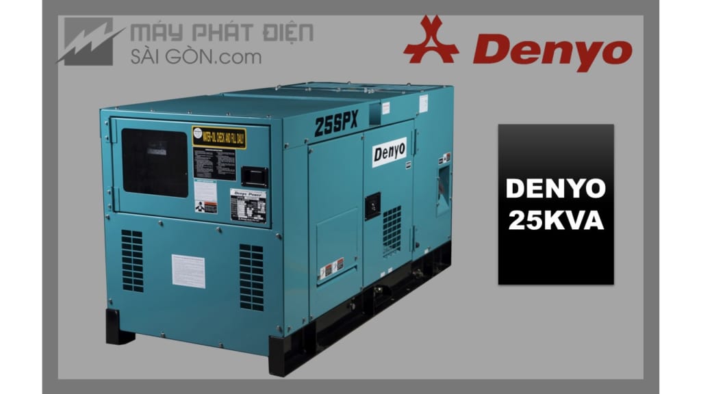 MÁY PHÁT ĐIỆN DENYO 25KVA - MÁY PHÁT ĐIỆN SÀI GÒN